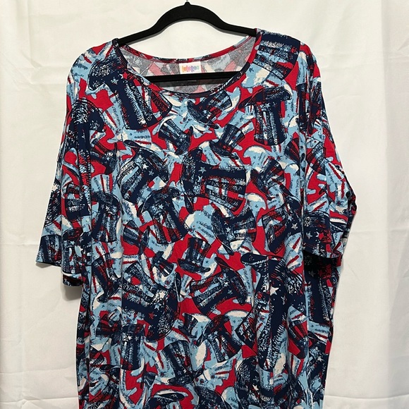 LuLaRoe | Tops | Americana Uncle Sam Irma Lularoe | Poshmark